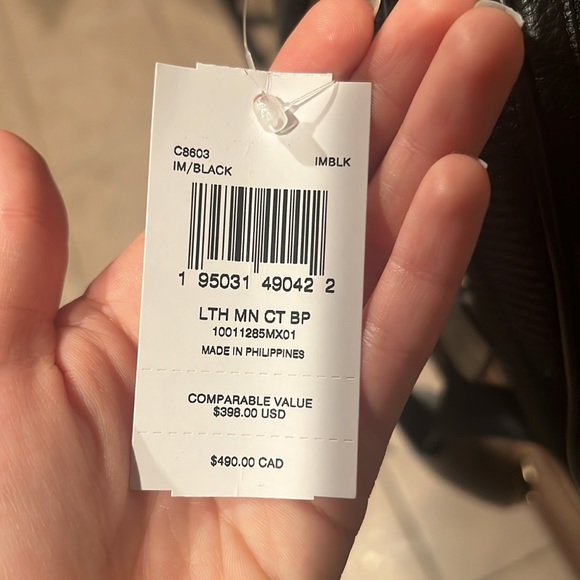 Coach | Bags | Coach Mini Backpack Never Worn Never Used Price Tag ...